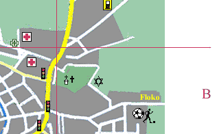 Mapka Klatov - jednoduchá | Klatovy a okolí